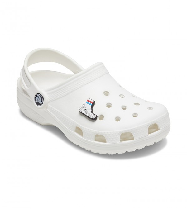 Baby white crocs store