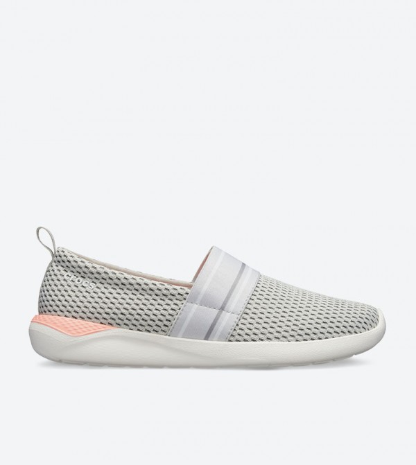 Crocs | Mesh Detail Round Toe Trendy Slip-Ons | 6TH STREET.COM