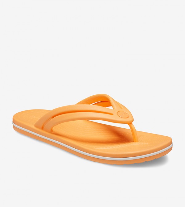Crocs | Crocband Round Toe Flip Flops | 6TH STREET.COM