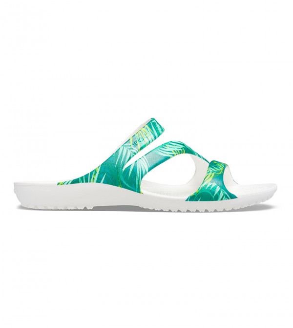 Crocs | Kadee Ii Tropical Sandal-White | Crocs