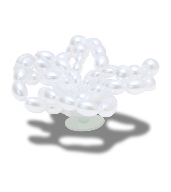 Crocs | White Pearl Beaded Floral | Crocs
