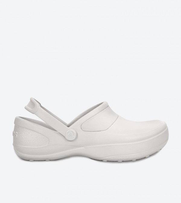 Crocs | Mercy Solid Round Toe Sling Back Strap Closure Clog | 6TH ...