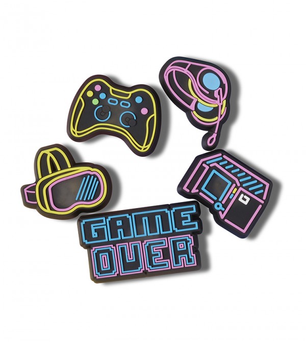 Crocs | Lights Up Neon Gamer 5 Pack | Crocs