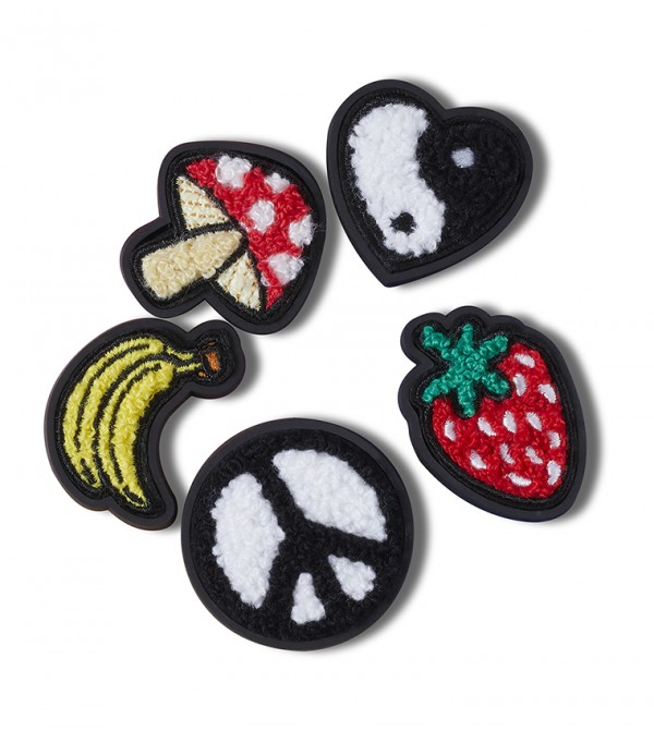 Crocs | Peace N Love Tufted Patch 5 Pack | Crocs