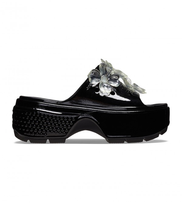 Crocs | Stomp Hyper Floral Hgh Shine Slide | Crocs