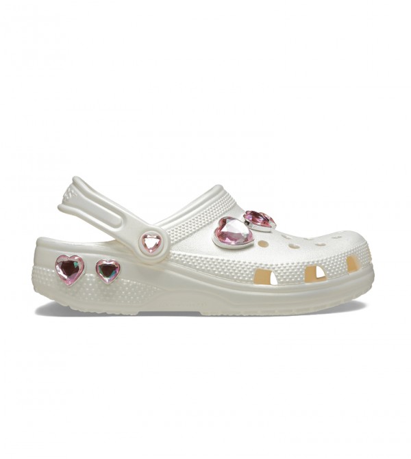 Crocs | Toddlers' Classic Iridescent Hearts Clog | Crocs