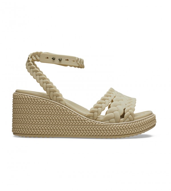 Crocs | Brooklyn Woven Ankle Strap Wedge | Crocs