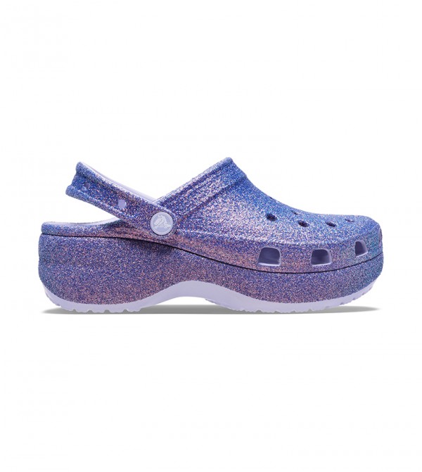 Crocs | Platform Iridiscent Glitter Clog | Crocs